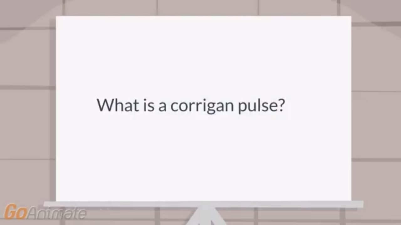 What is a Corrigan pulse? - YouTube