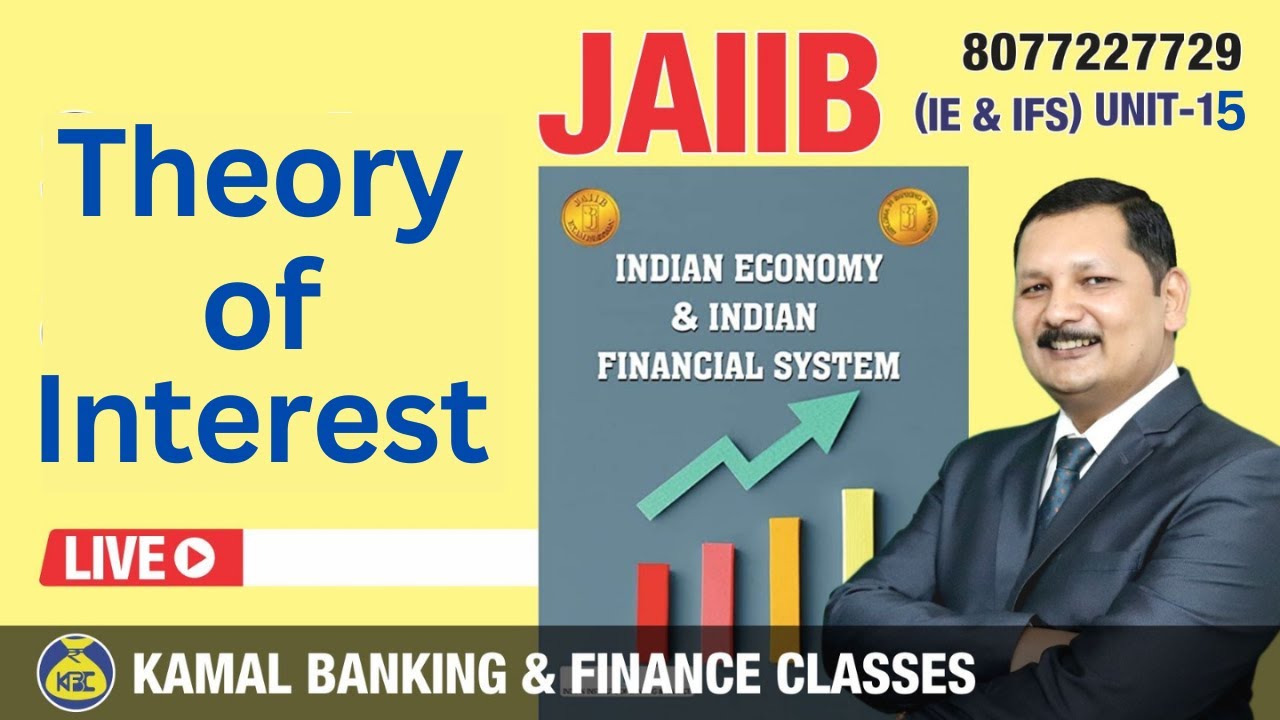 Theory of Interest Unit-15 Part-1 JAIIB-IEIFS #930 by Kamal sir 10 ...