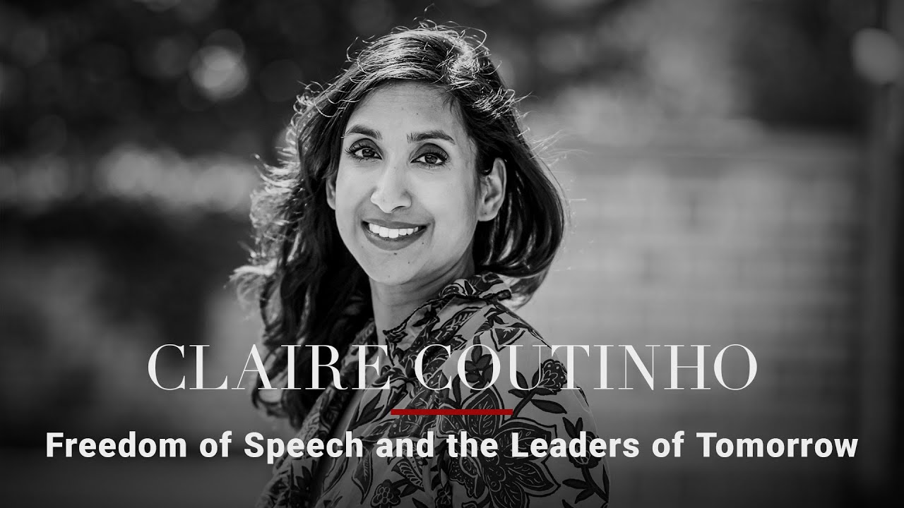 Claire Coutinho — Freedom of Speech and the Leaders of Tomorrow - YouTube