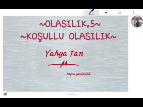 OLASILIK.5-KOŞULLU OLASILIK #YKS #TYT #AYT #OLASILIK