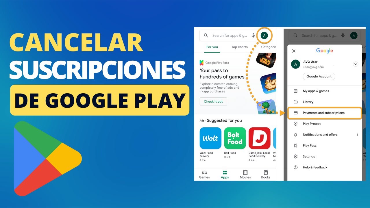 Cómo cancelar una Suscripción en Google Play - YouTube