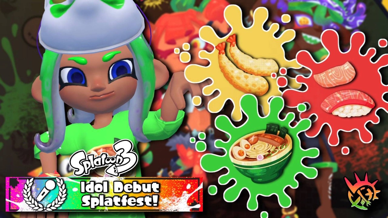 Splatoon 3 Jamfest Battles! | Tempura vs. Sushi vs. Ramen (Custom ...