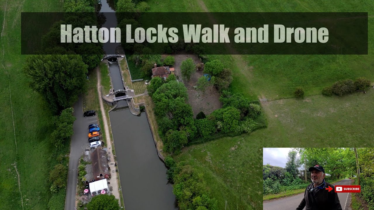 Hatton Locks Walk and Drone Warwickshire - YouTube