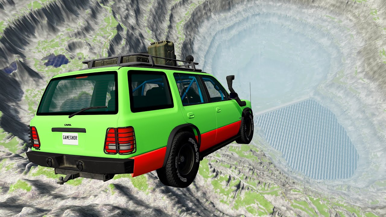 High Speed Car Jumps With Bridge Crash Compilation #02– BMG Car Crash ...