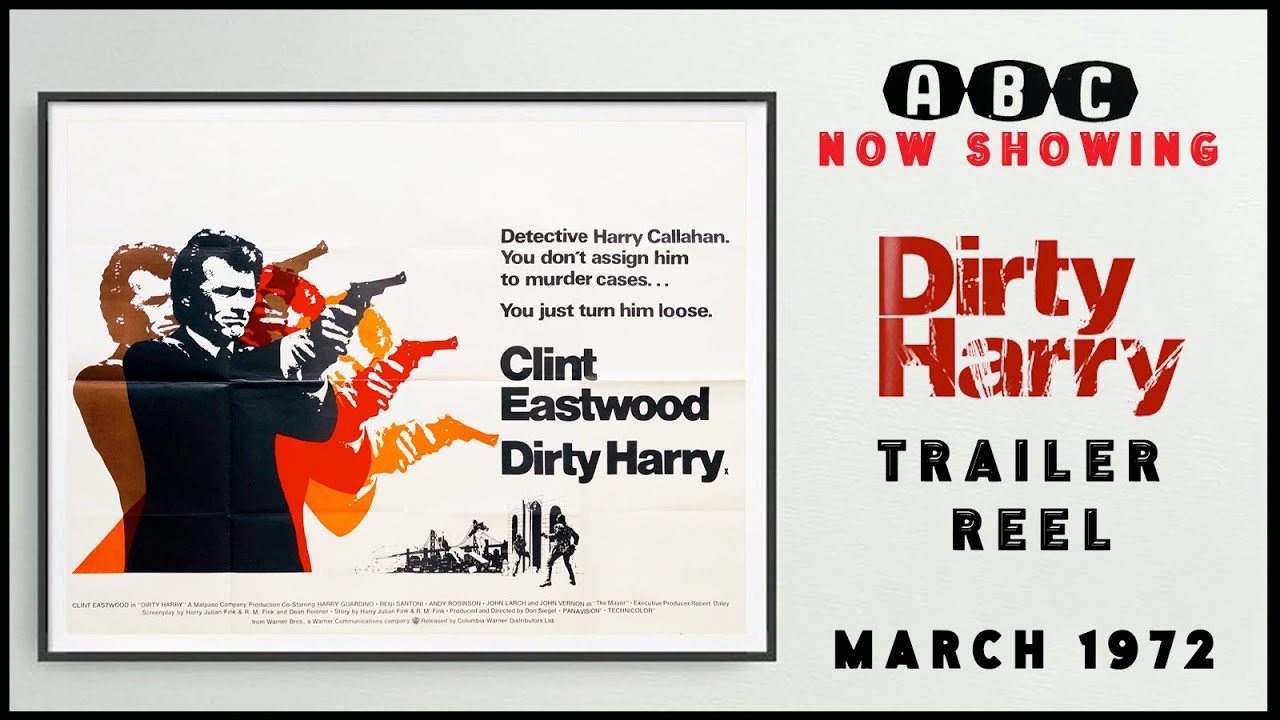 DIRTY HARRY (March 1972 ABC Cinema Trailer Reel) -- Home Cinema - YouTube