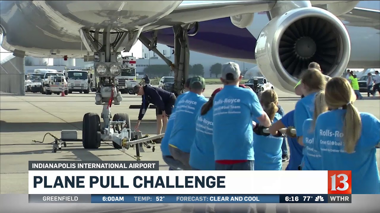 Plane pull challenge - YouTube