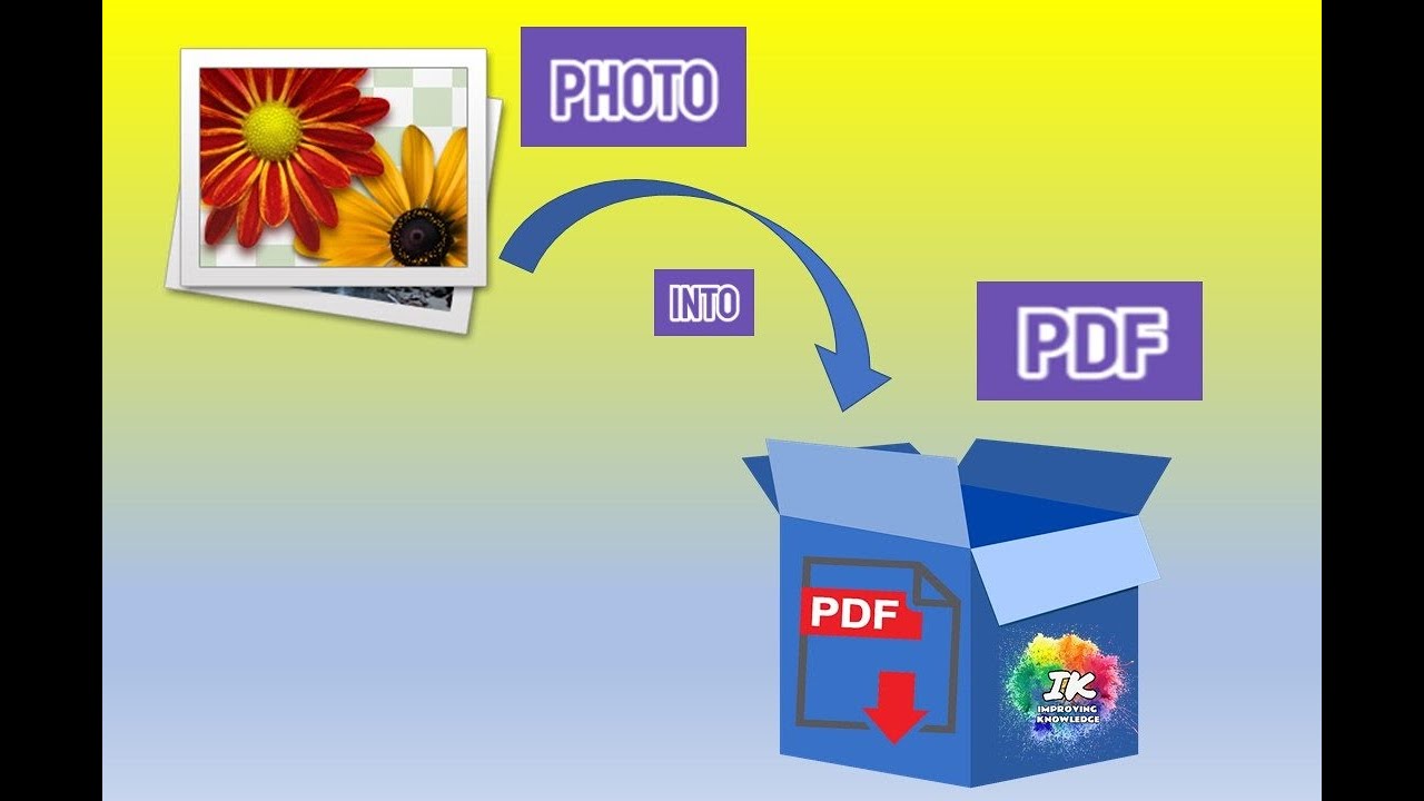 Si te vendosim nje foto ne PDF (How to put an image into pdf) - YouTube