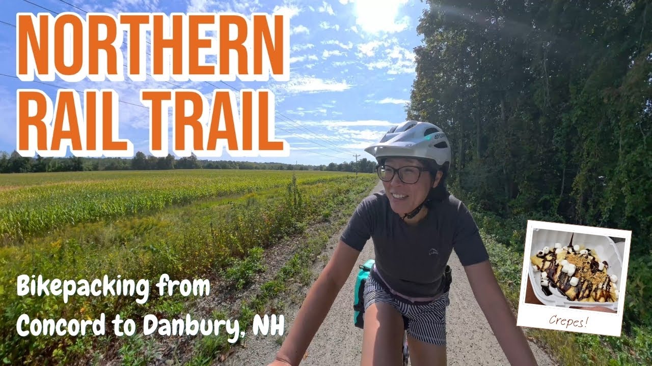 Northern Rail Trail Bikepacking, Concord to Danbury - YouTube