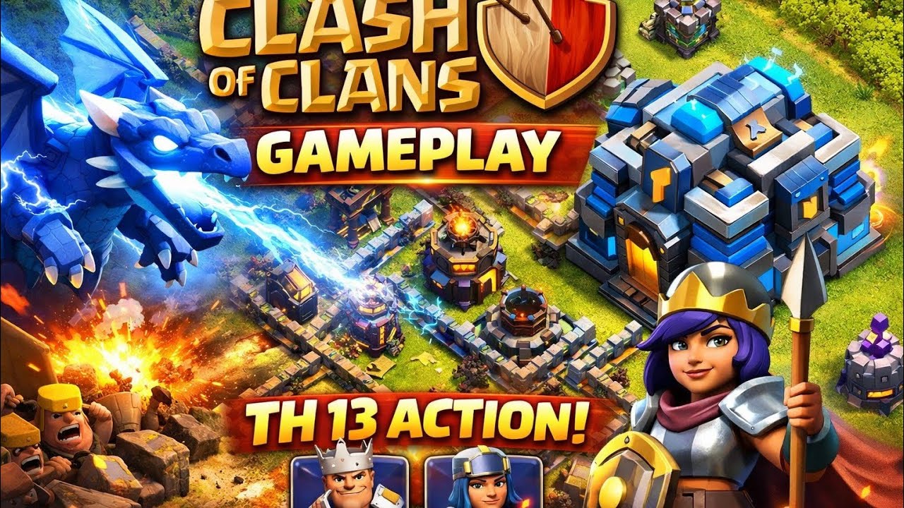 Clash of Clans Gameplay | TH13 Attacks & Progress - YouTube