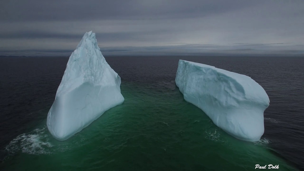 DRONE footage of Dry Dock Iceberg - YouTube