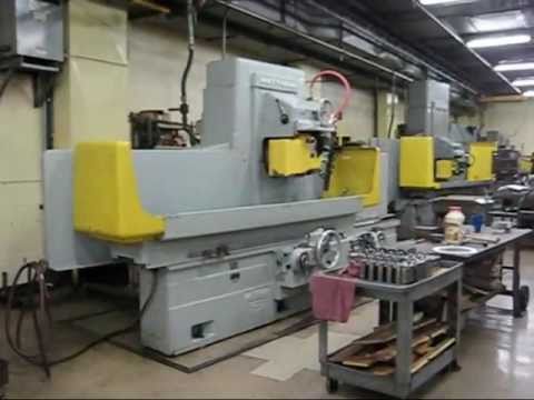 14 x 60 Mattison Small Surface Grinder - YouTube