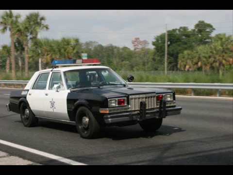 Plymouth Gran Fury Cop Car getting ready for the Power Tour - YouTube