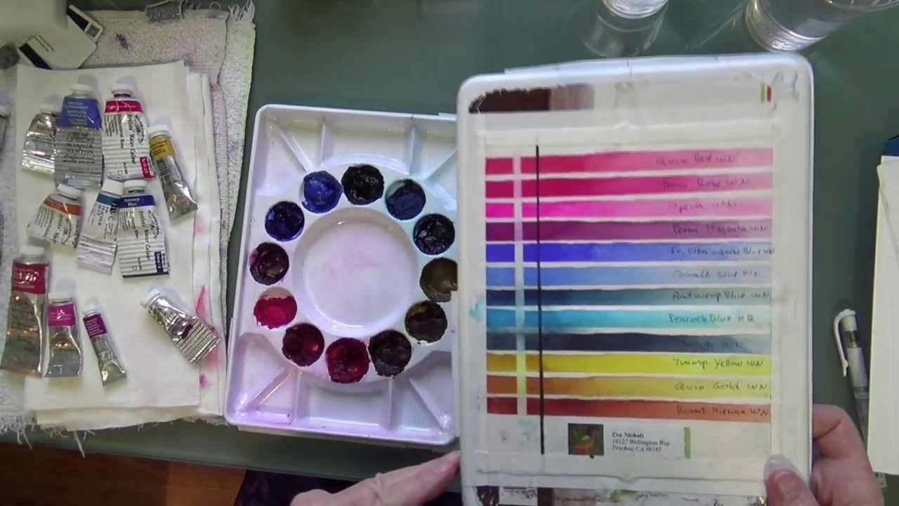Eva's Favorite watercolor Palette and Colors - YouTube