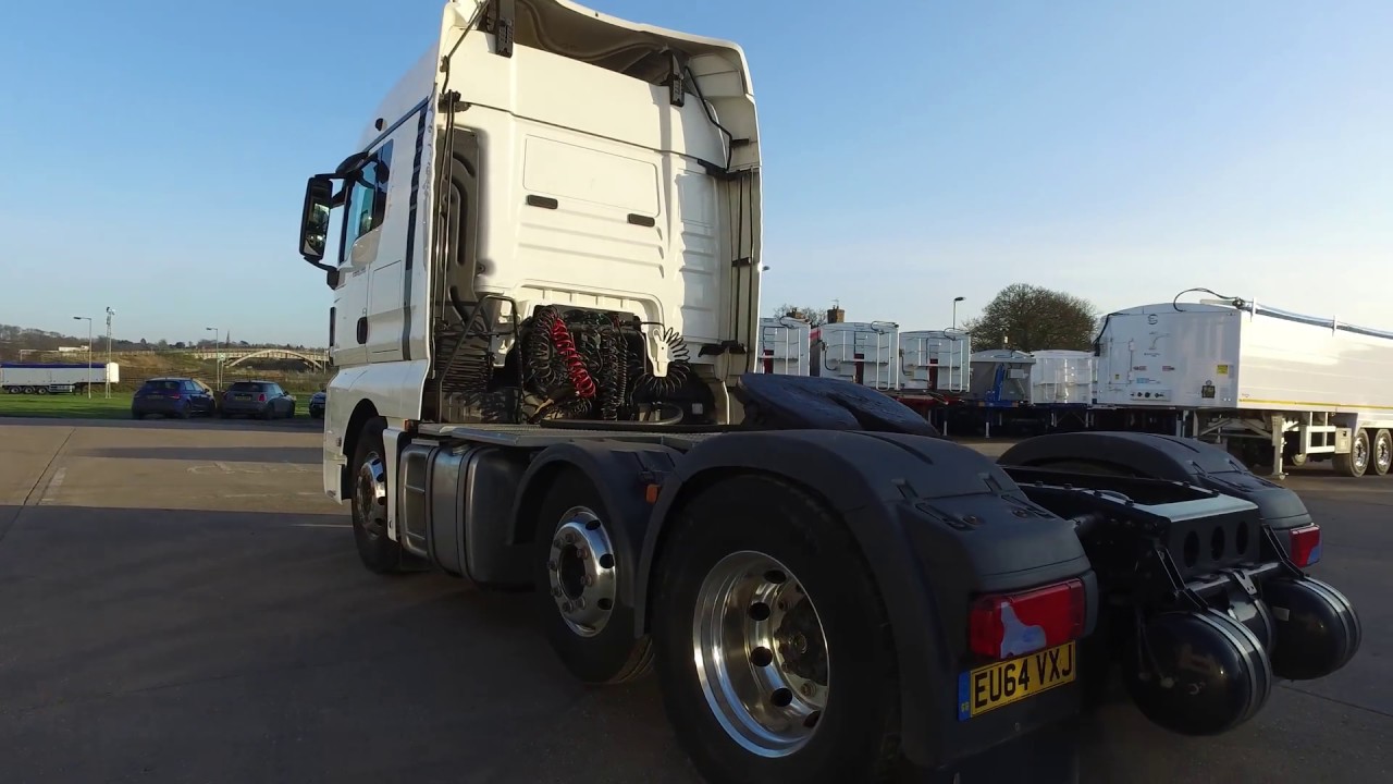 2014 MAN Tractor Unit with tipping gear - YouTube