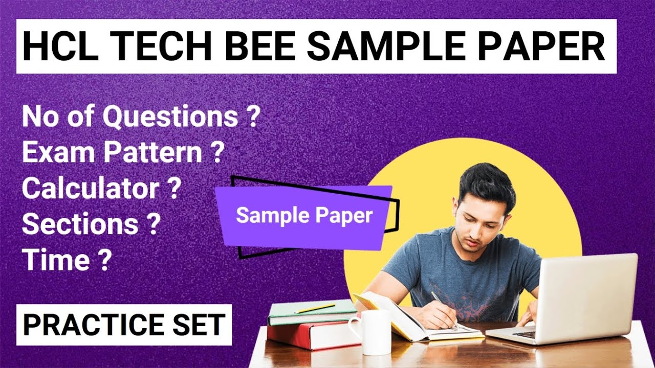 HCL Tech Bee Question Paper Answer Key HCL SAT Exam Paper YouTube hcl-tech-bee-question-paper-answer-key-hcl-sat-exam-paper-youtube