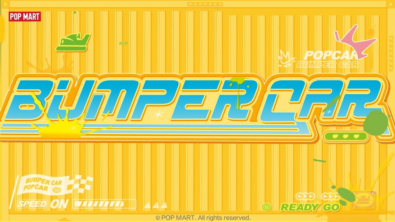 POP MART Australia Bumper Car Race begins! | Get the cute bumper cars ...