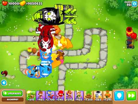 Bloons TD 6 Science - 10 ways to beat round 98 in BTD6 v7 (CHIMPS ...