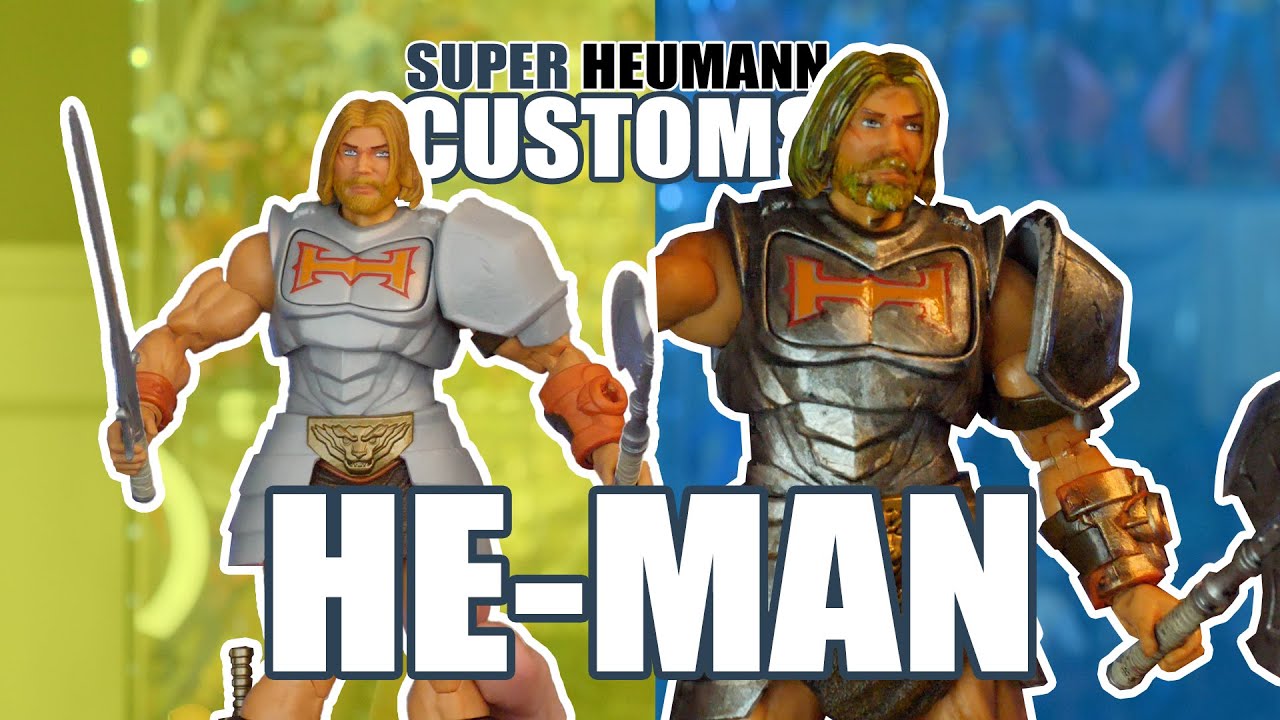 Action Figure Customs: He-Man & Sun Man - YouTube