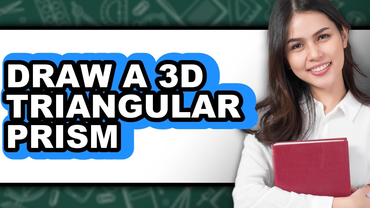 How to Draw a 3d Triangular Prism (updated) - YouTube