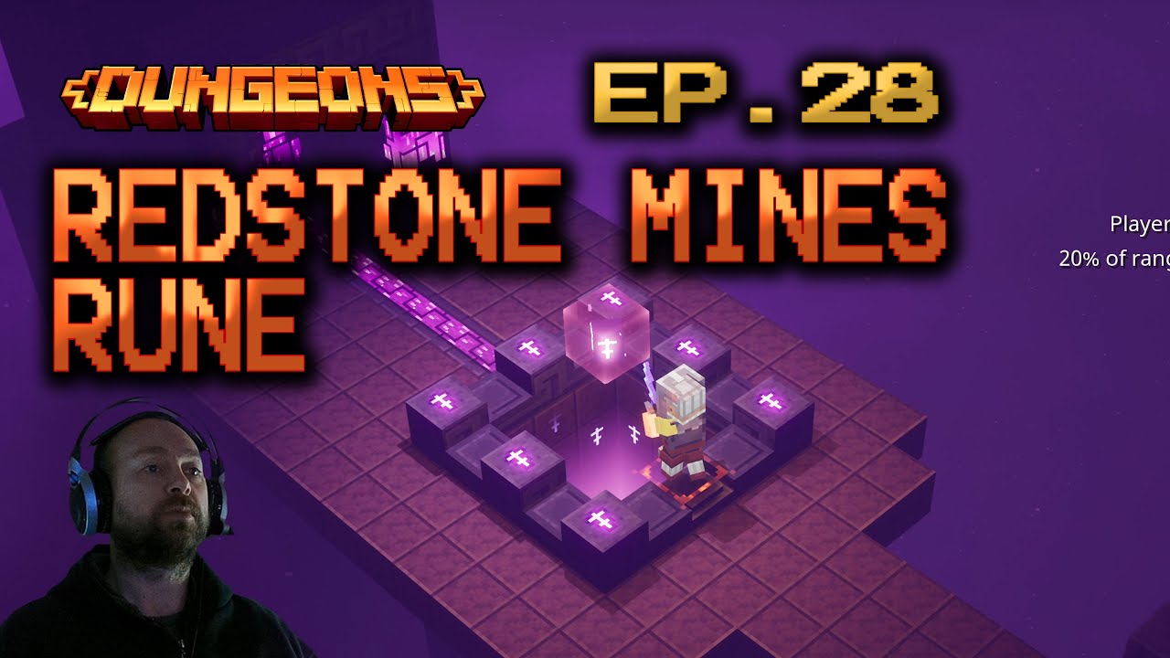 Minecraft Dungeons Longplay EP.28 - Redstone Mines Rune | GameWithSki ...