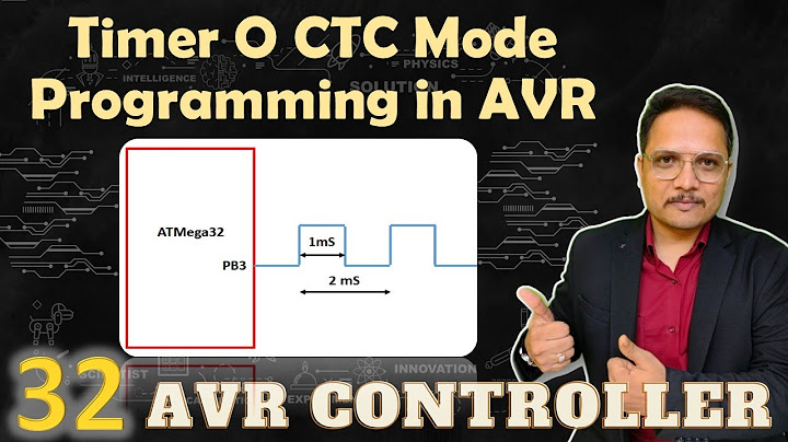 [Solved] AVR Timer Programming : CTC mode vs. Normal mode | 9to5Answer