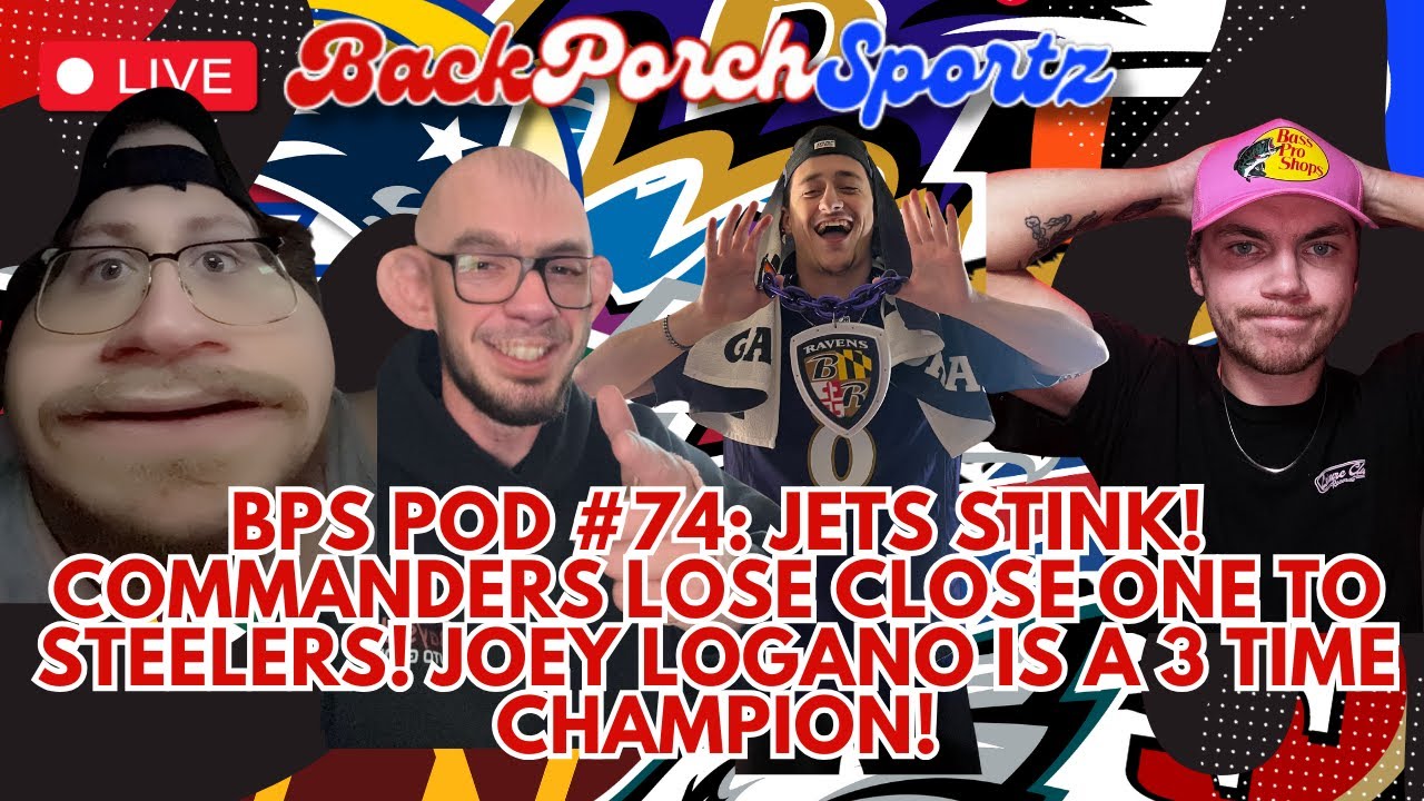 BPS Pod #74: Jets STINK! Commanders lose close one to Steelers! Joey ...