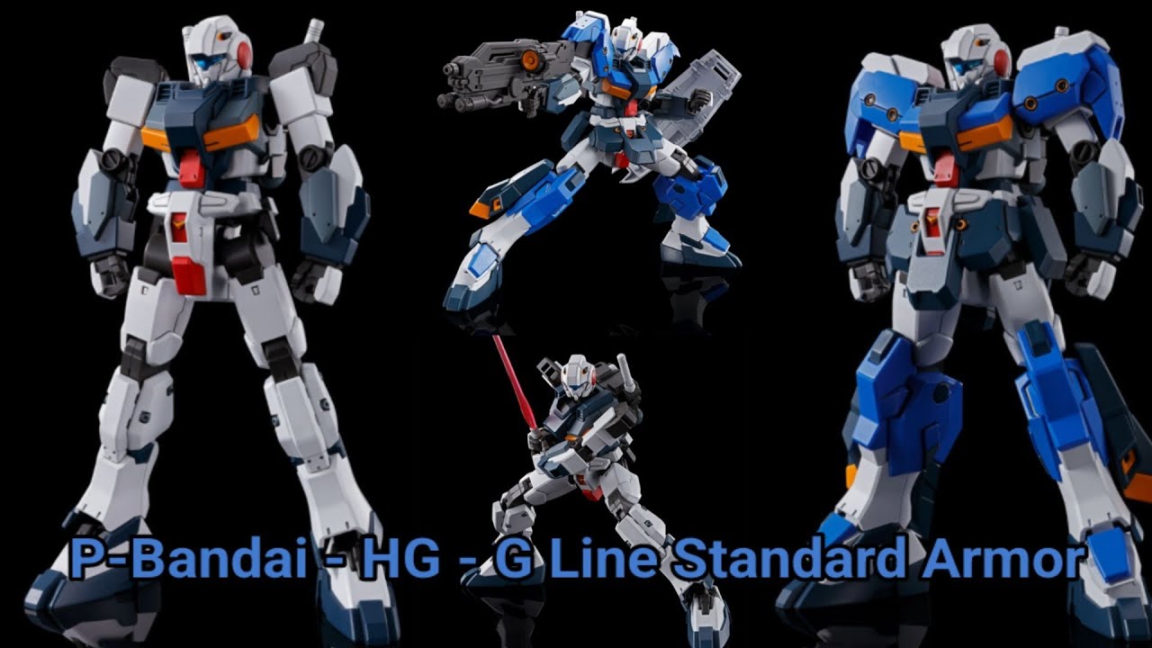 P-Bandai - HG - G Line Standard Armor - YouTube