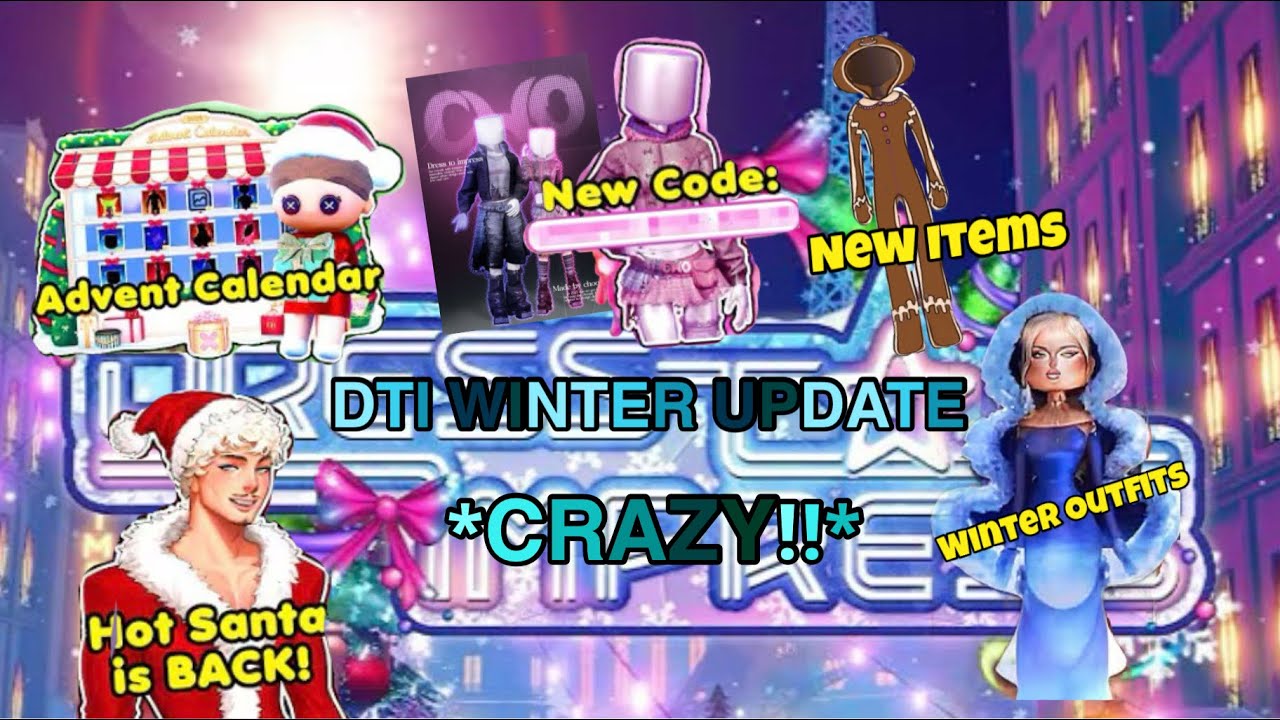 DTI WINTER UPDATE IS HERE!! *CRAZY CODES AND NEW ADDITIONS* - YouTube