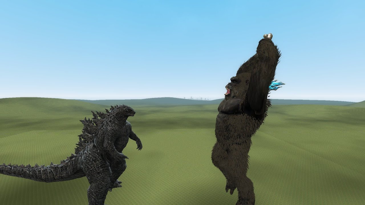 The new Kong NPC is finally here! Godzilla vs Kong vs MechaGodzilla in ...