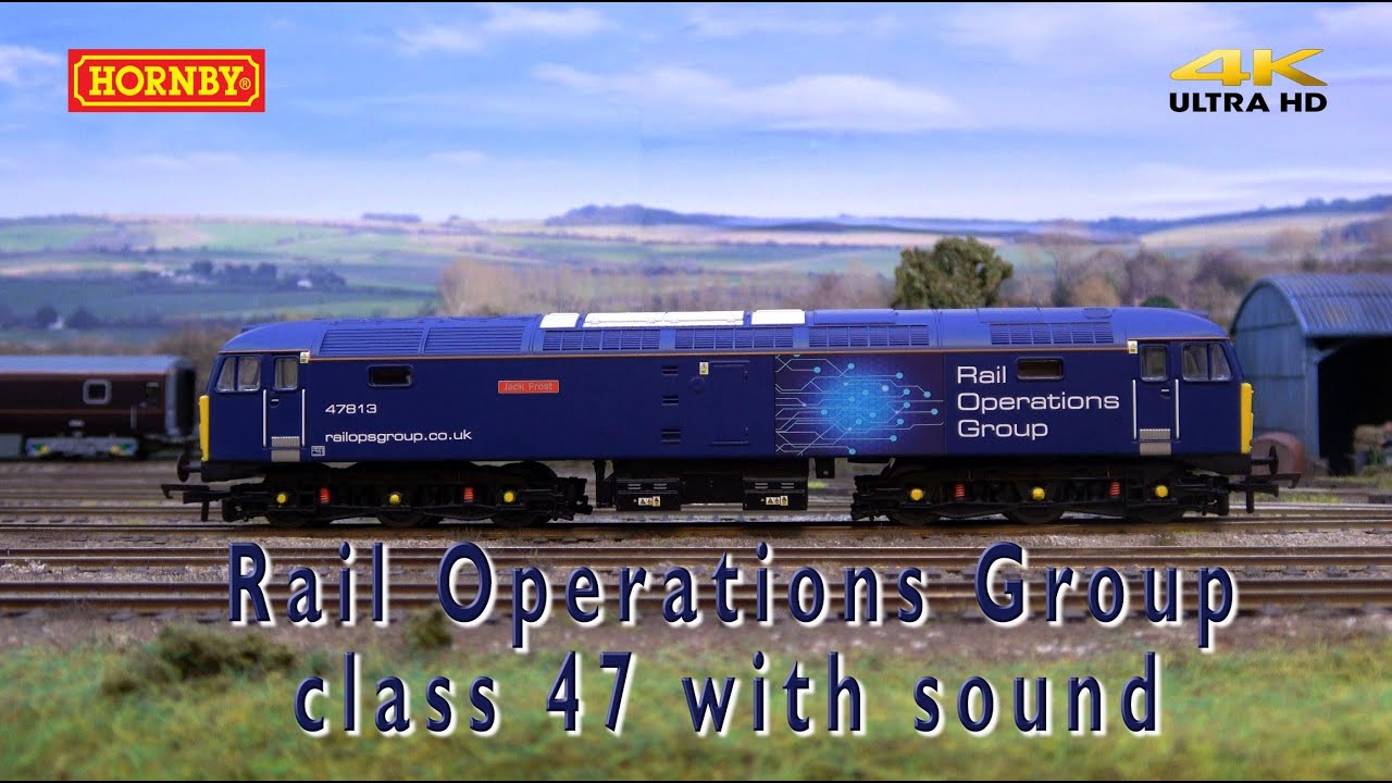 Hornby's Rail Operations Group's class 47 with sound - YouTube