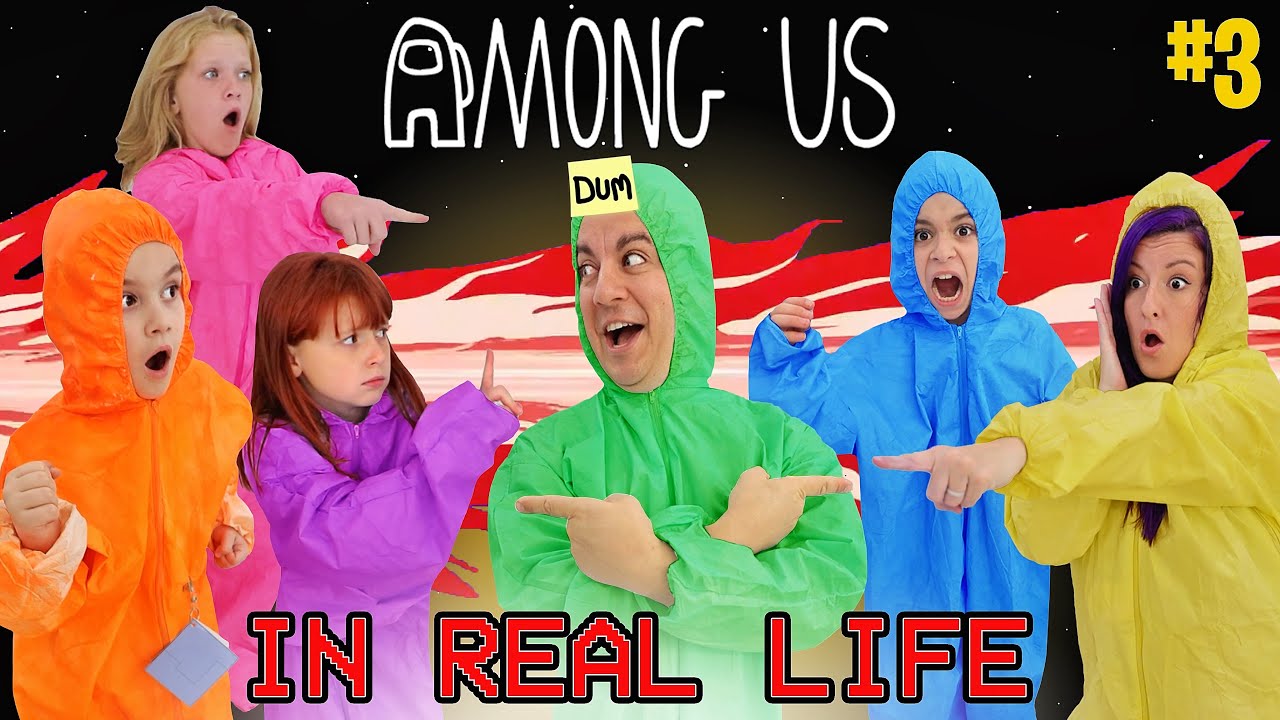 AMONG US IN REAL LIFE! (Impostor IQ 9,999) Impostor kills Impostor ...