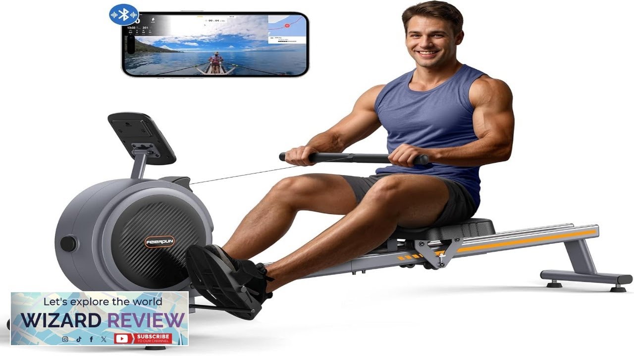 FEIERDUN Rowing Machine for Home use Magetic Rower with APP Row Machine ...