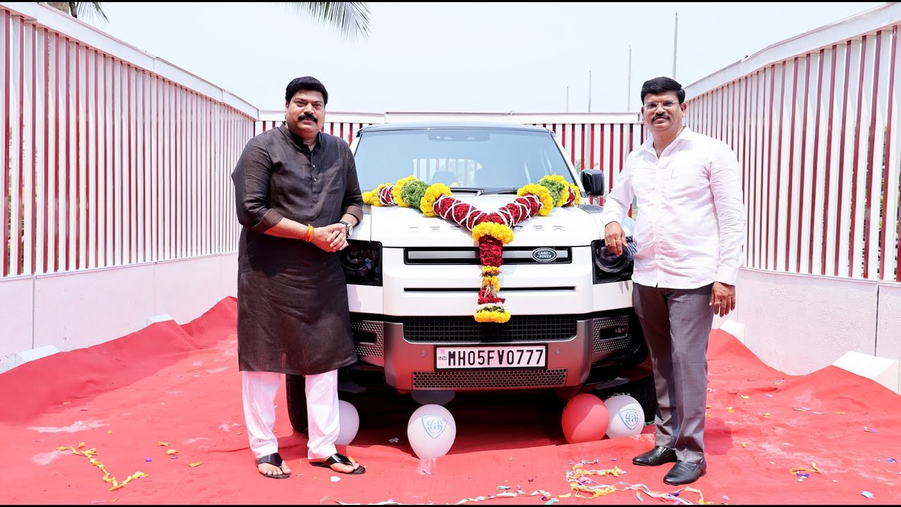 Sandeep Mhatre Defender Car Delivery - YouTube
