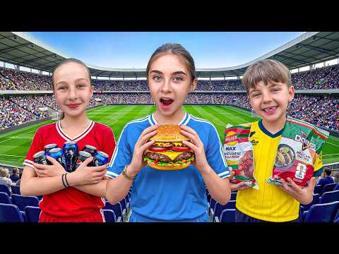 EATING only WORLD CUP FOOD ⚽️