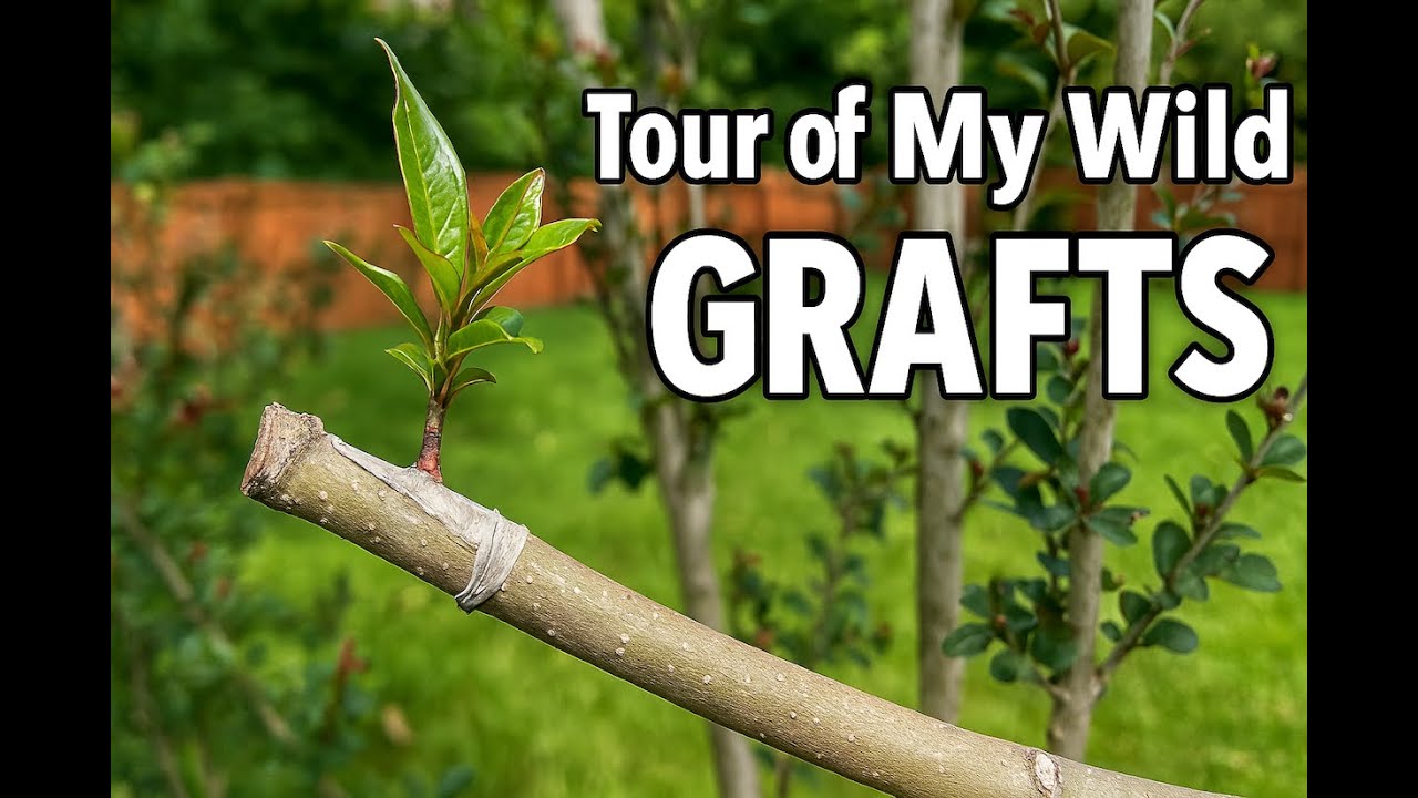 The Craziest Graft Ever: Pomegranate on Crape Myrtle + My Backyard Graft Tour! - YouTube