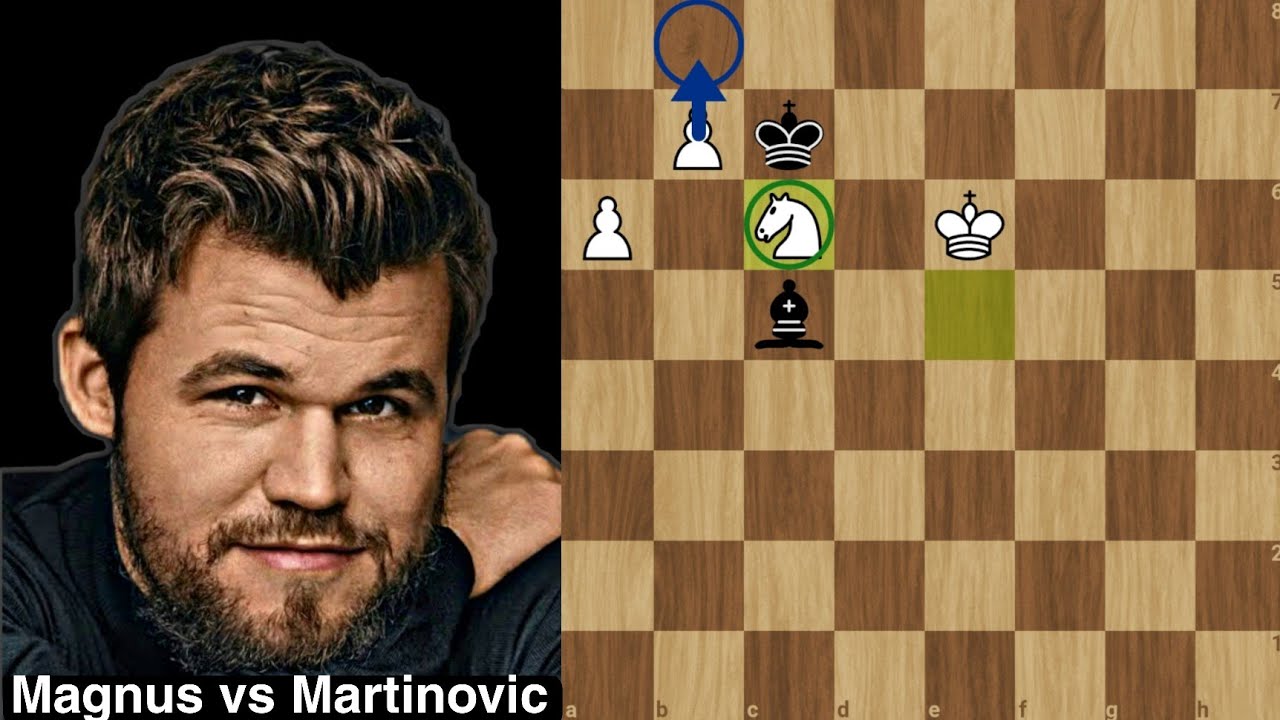 Endgame Beast Magnus Carlsen | Magnus vs Martinovic | FIDE World Cup ...