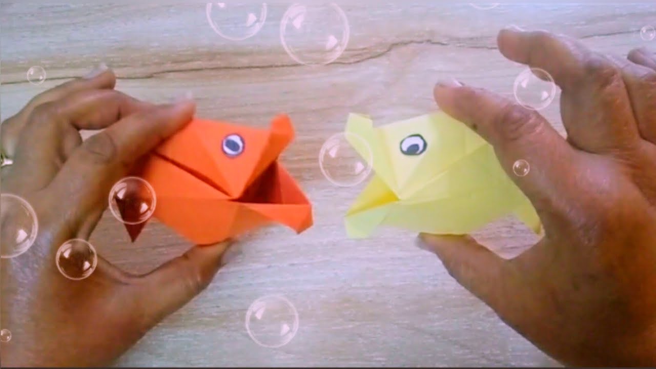 DIY Fish without glue and scissors | Talking Fish without scissors ...