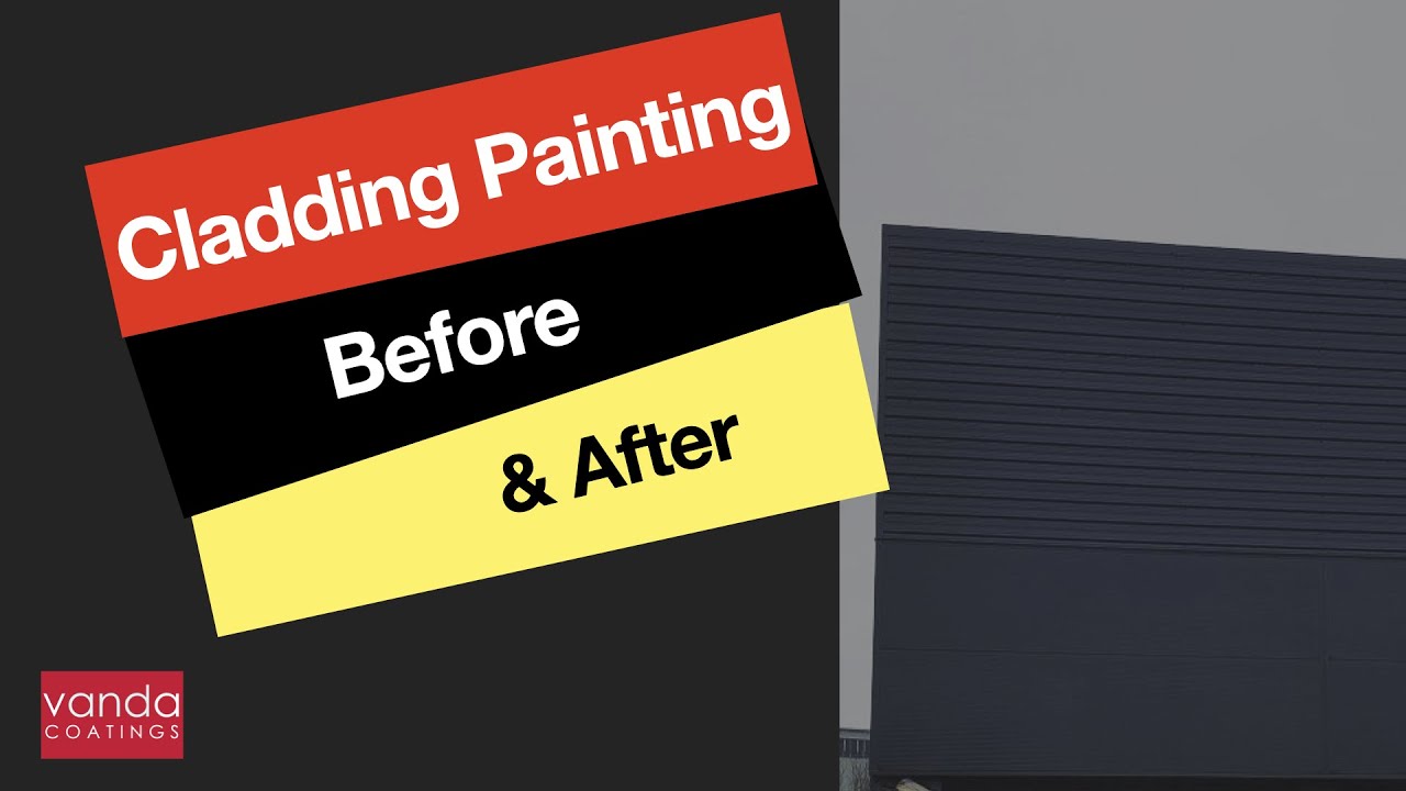 Cladding Painting UK by Vanda Coatings. Before and After Case Studies # ...