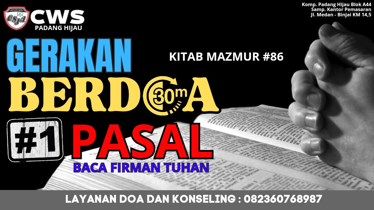 BACA ALKITAB SETIAP HARI - MAZMUR 86 - YouTube