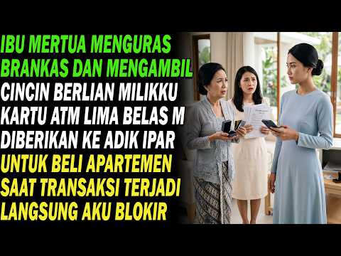Ibu mertua mencuri ATM dan cincin berlianku. Saat transaksi apartemen dimulai, langsung kublokir.