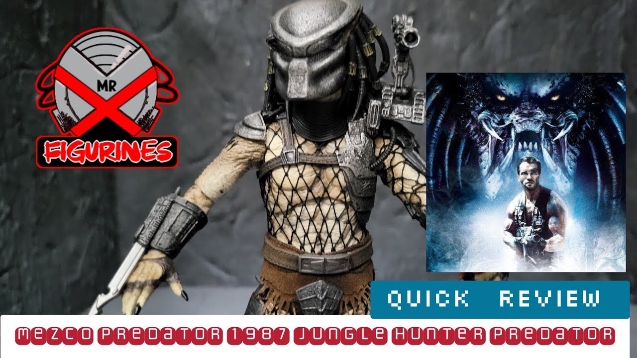 Mezco Predator 1987 Jungle Hunter Predator Action Figure Review - YouTube