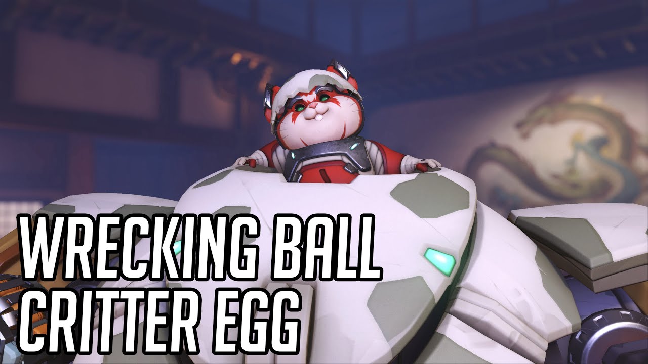 Wrecking Ball "Critter Egg" Skin Showcase - Overwatch 2 - YouTube