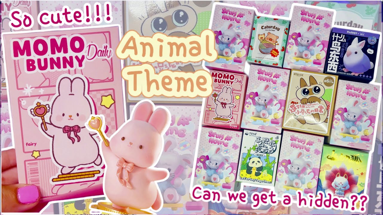 ANIMAL THEME BLIND BOXES! *♡* BIRBS, PANDAS, BUNNIES, PIGS, AND MORE ...