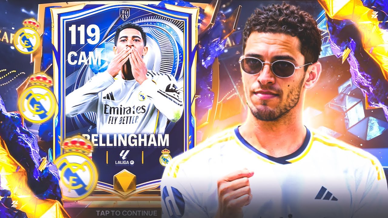 115 OVR Jude Bellingham Review in FC MOBILE 🫡 — Midfield Supremo || FC ...