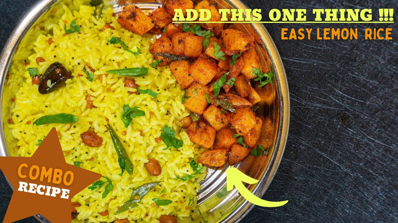 ADD this ONE thing to your LEMON RICE to make it super tasty | Easy ...