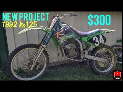 My 1992 Kawasaki kx 125 - YouTube