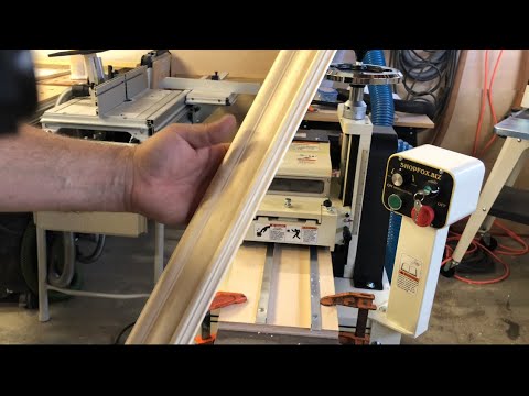 FIRST RUNS! Making  Mouldings with the SHOP FOX W1812 .