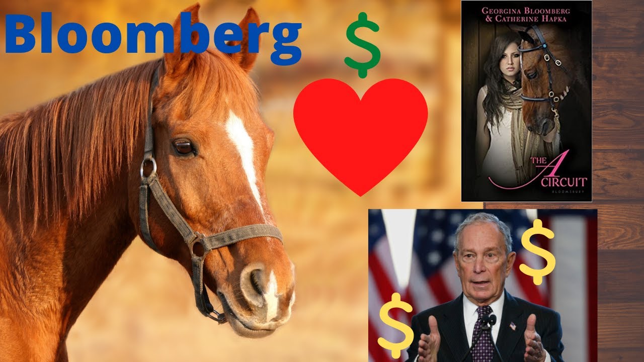 Reading Michael Bloomberg's daughter's horse book - YouTube