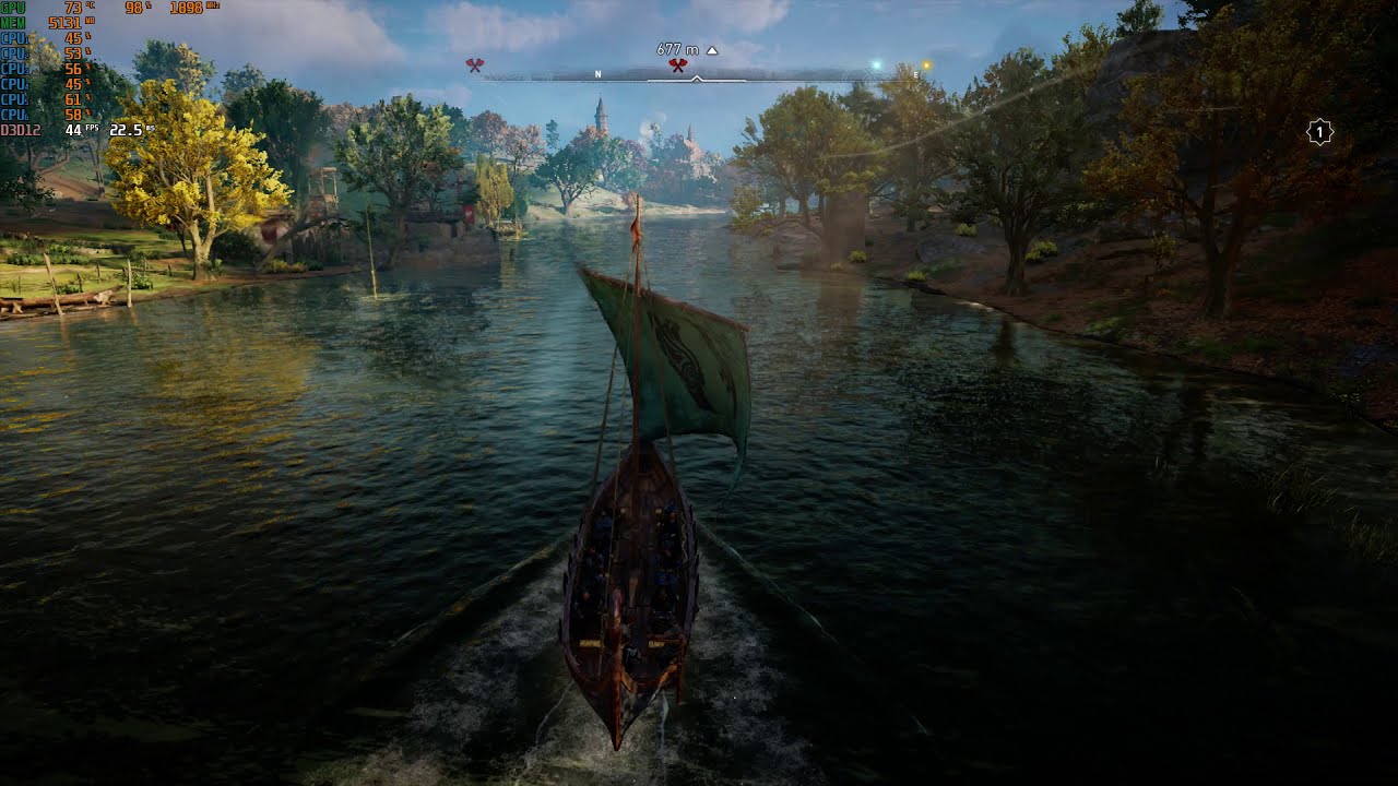 Assassin's Creed Valhalla High Graphics Preset On GTX 1060 + i5 9400F ...