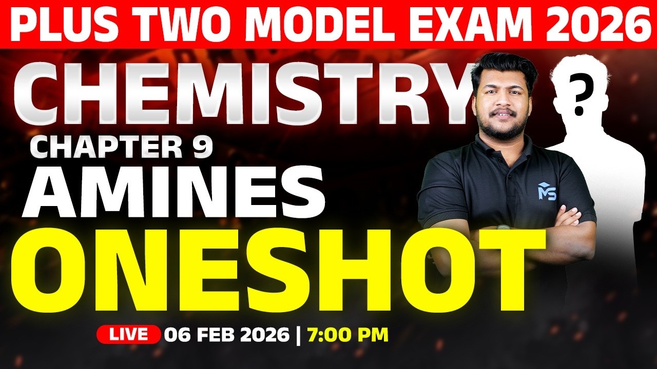 PLUS TWO Model Exam | Chemistry| Chapter 9 Oneshot | LIVE | MS ...